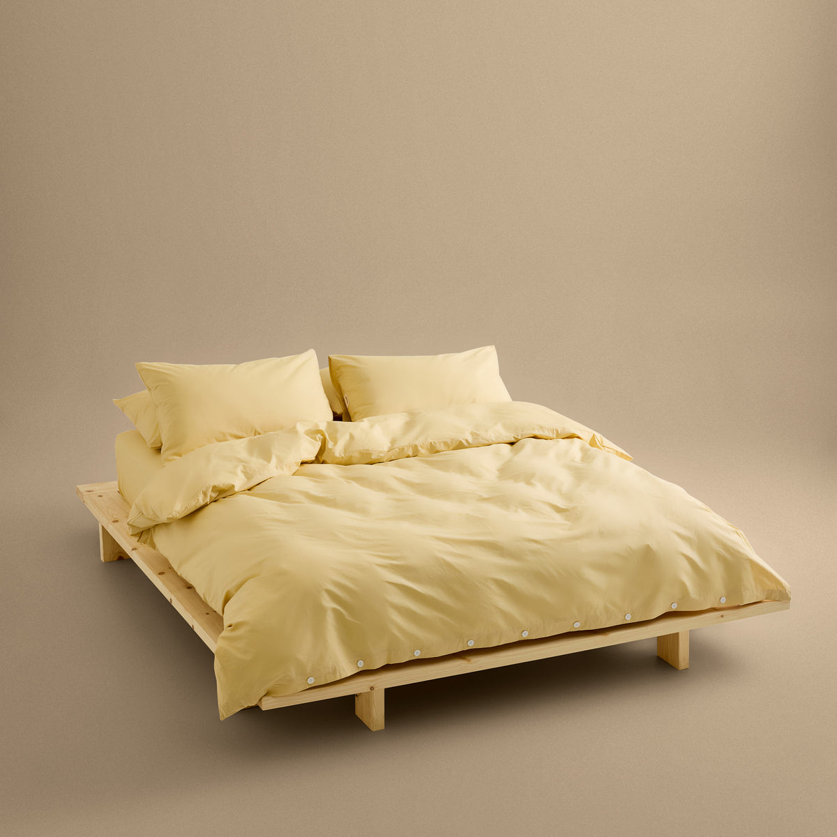 Bed Sheets in Butter Yellow | Bonny